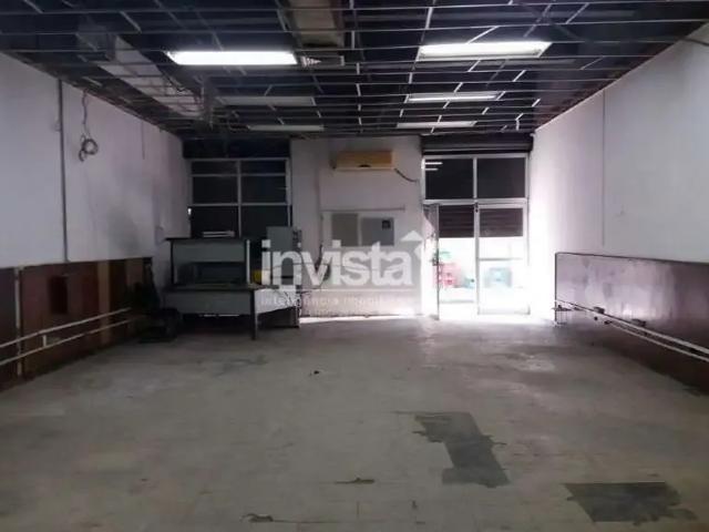 Loja / Comércio para Locação em Santos/SP Centro 1 Quartos