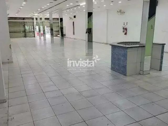Loja / Comércio para Locação em Santos/SP Centro 1 Quartos