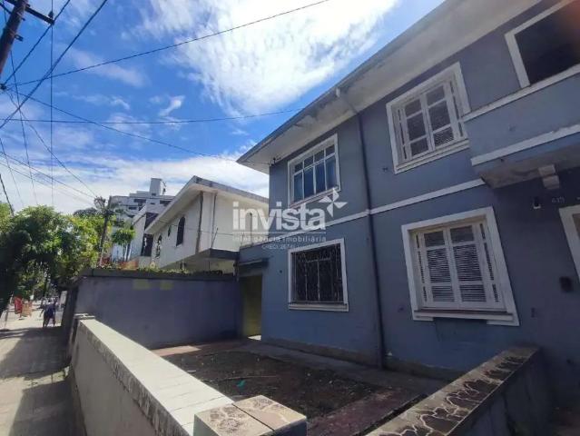 Loja / Comércio para Locação em Santos/SP Embaré 4 Quartos