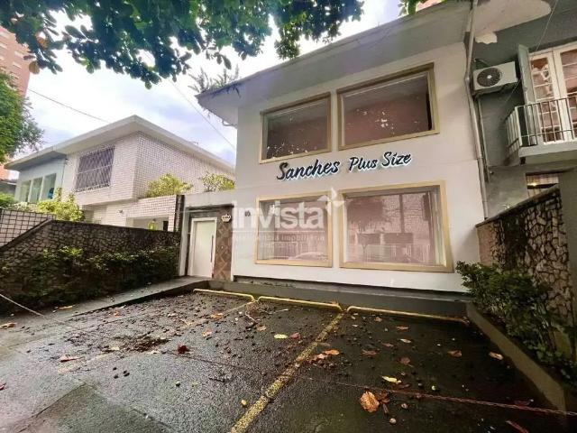 Loja / Comércio para Locação em Santos/SP Gonzaga 4 Quartos