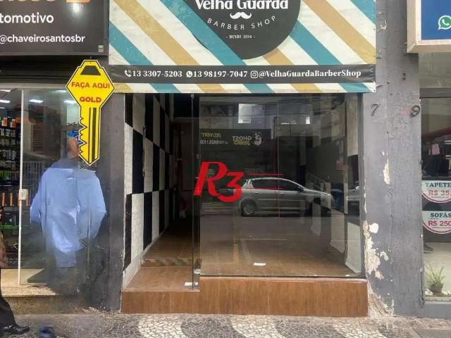 Loja / Comércio para Locação em Santos/SP Gonzaga