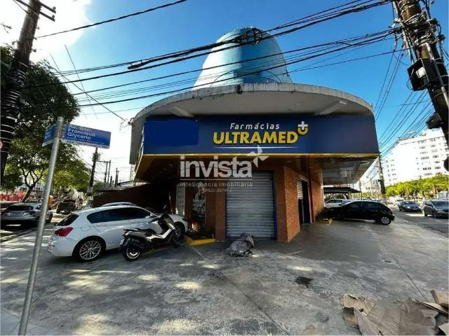 Loja / Comércio para Locação em Santos/SP Pompéia 3 Quartos