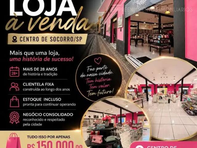 Loja / Comércio para Venda em Socorro/SP Centro