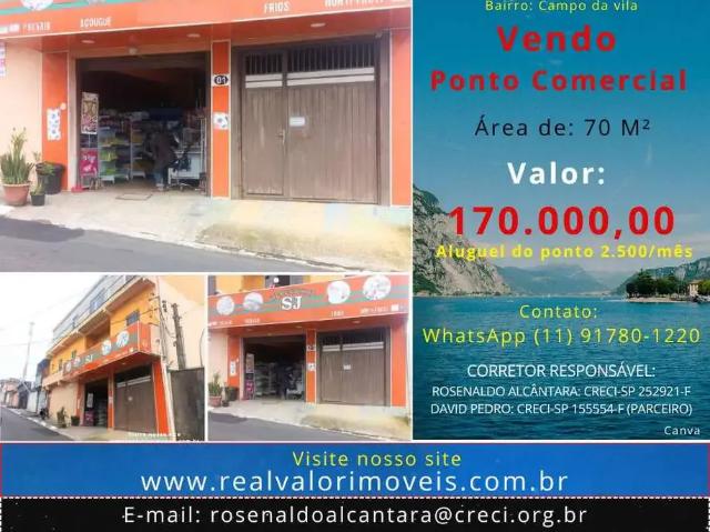 Loja / Comércio para Venda em Santana de Parnaíba/SP Campo da Vila