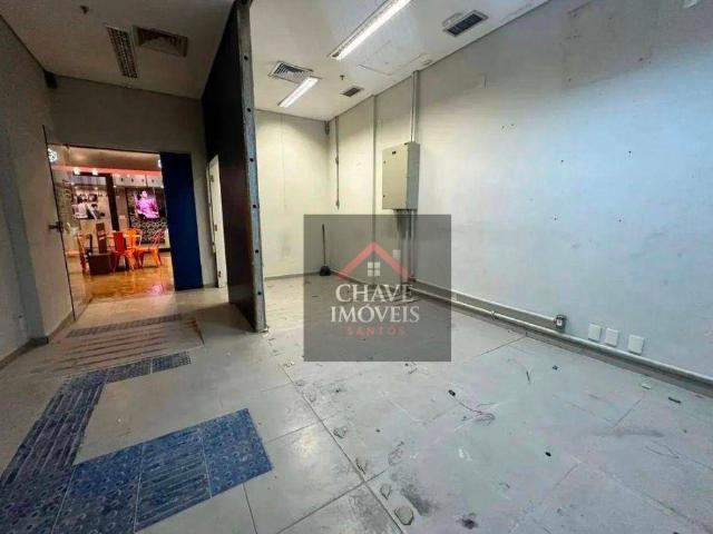 Loja em Gonzaga, Santos/SP de 41m² para locação R$ 4.500,00/mes