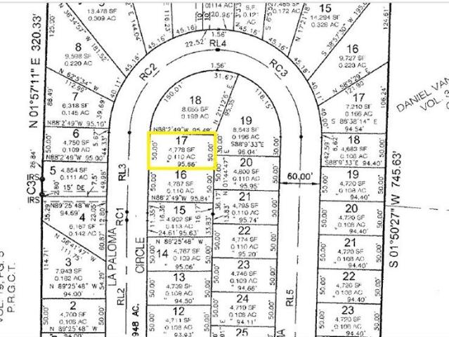 Lot 17B LaPaloma Circle