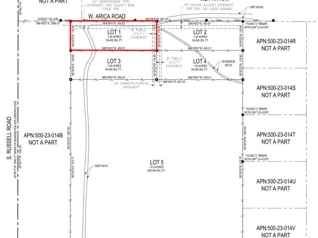 Lot 1 W Arica no Address Rd, Unit 1, Casa Grande, AZ 85193 | MLS #6836