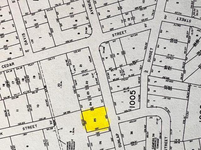 Lot 25 in Block 1001, Dunlap Avenue