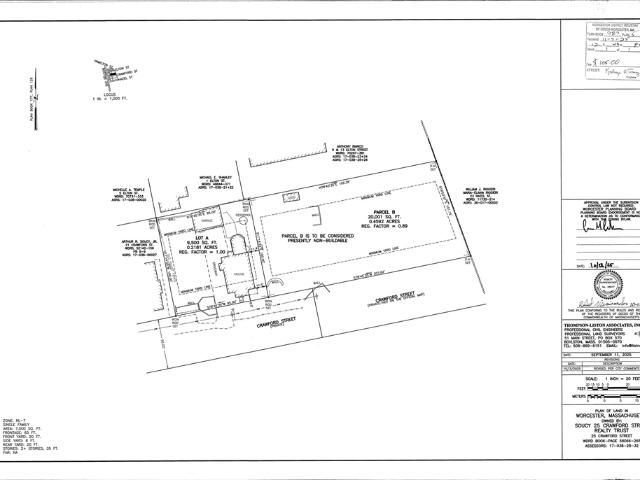 Lot b Crawford St, Worcester, MA 01604 | MLS #73480 | Compass