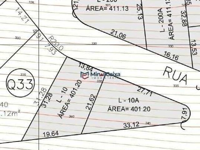 LOTE NO SÃO JOSÉ LOTEAMENTO IPE COM ÁREA DE 401,20M² PARA MORAR OU INVESTIR!