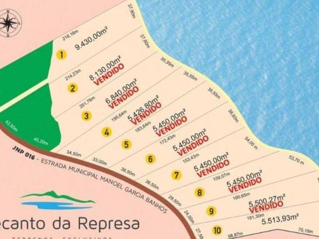 Lote à venda em Recanto da Represa, em Joanópolis
