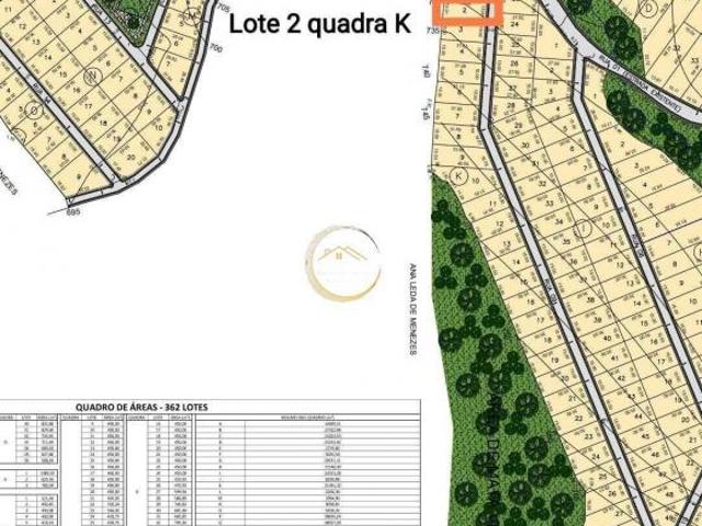Lote à venda no condomínio Recanto das Cachoeiras em Chácara MG /459m²