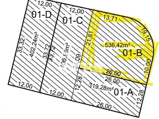 Lote a venda no Conjunto Vera Cruz de esquina 536,42 M² Em frente a Rodovia dos Romeiros