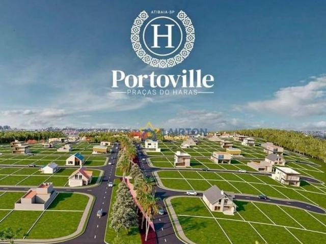 Lote à venda no Porto Ville Praça Haras – Atibaia/SP