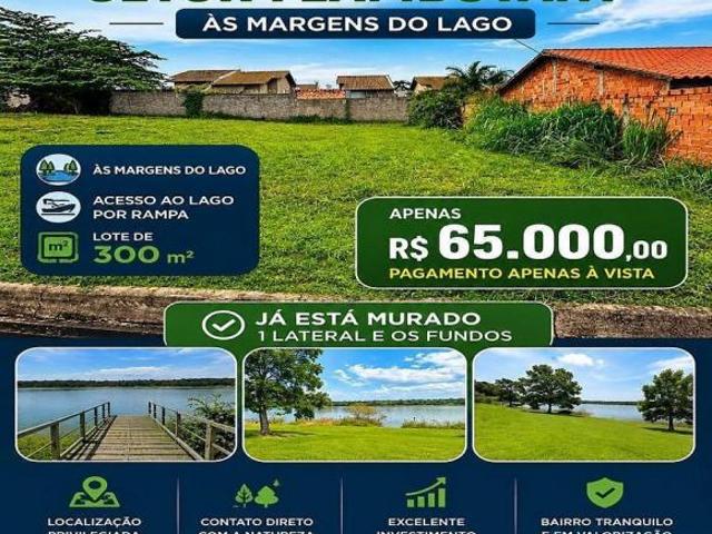 Lote à Vista Flamboyant as Margens do Lago Caldas Novas