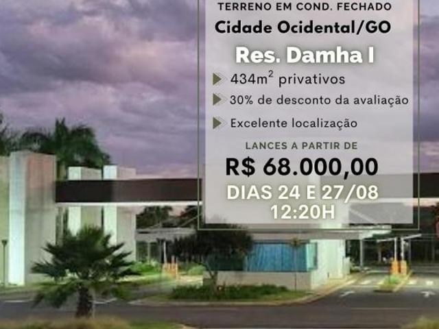 Lote com 434m² no Damha I Cid. Ocidental