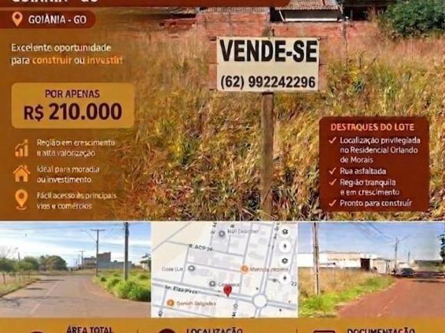 Lote comercial no Orlando de Morais