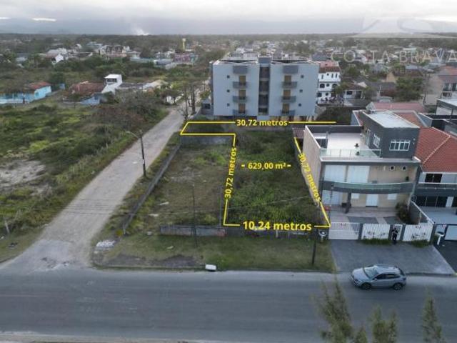 Lote de terreno a venda frente mar / beira mar no balneário Inajá