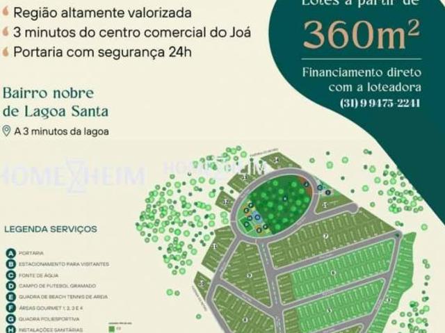 Lote em Condomínio para venda Condomínio Retiro das Águas Lagoa Santa