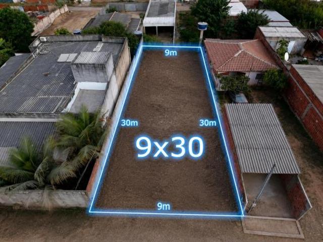 Lote residencial e comercial 270m 9x30 Oportunidade na Fercal – Bananal