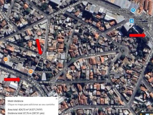 Lote / Terreno à venda em Belo Horizonte, no bairro Glória
