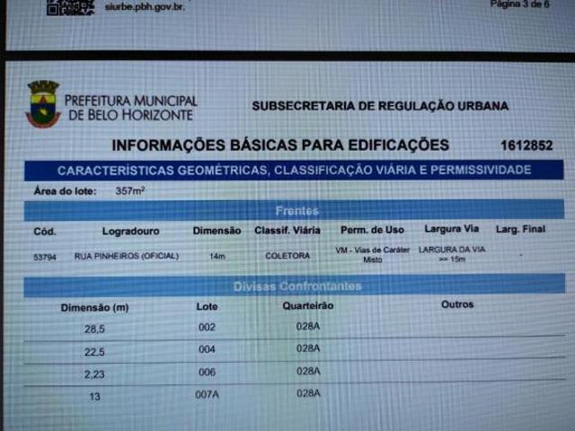 Lote / Terreno à venda em Belo Horizonte, no bairro Ermelinda