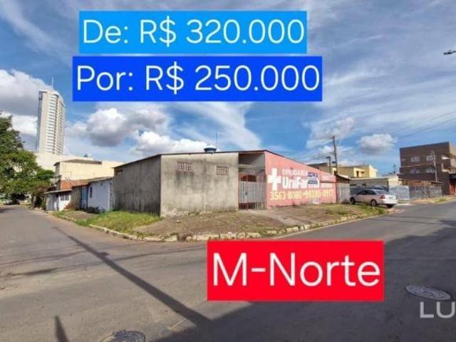 Lote/ terreno de esquina vazado a venda na M NORTE EQNM 34/36 DUAS CASAS JUNTAS