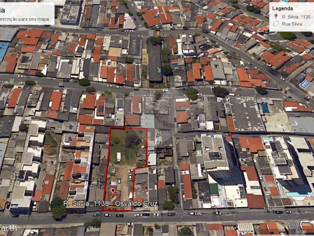 Lote / Terreno para venda em Osvaldo Cruz em São Caetano Do Sul São Paulo de 1240.00m²