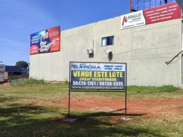 Lote 362 m² Esquina 2 frentes Setor Tradicional Brazlândia