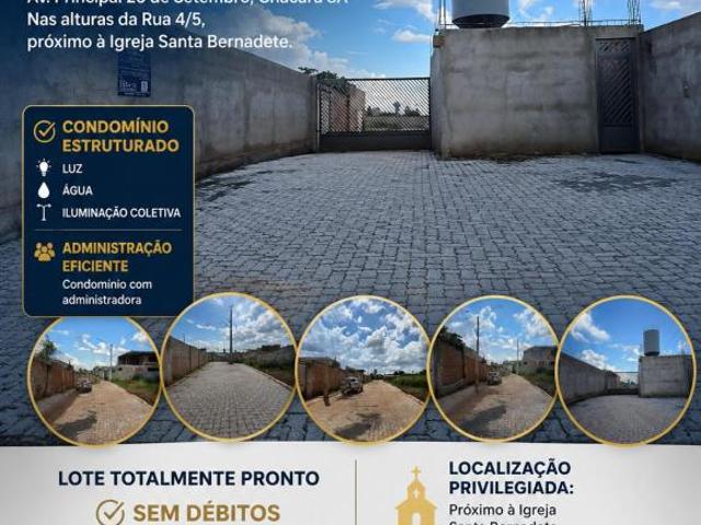Lote 300m² Residencial Montreal 26 de Setembro Rua 4/5 Condomínio Estruturado