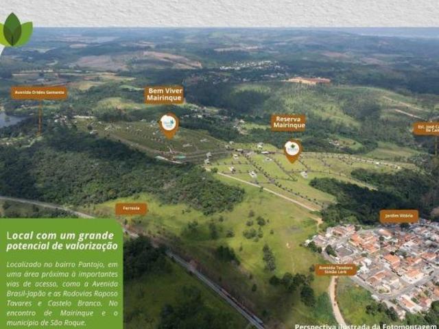 Lotes a partir de 184m² em Mairinque em loteamento fechado