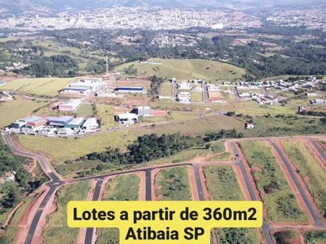 LOTES a partir de 360m² em ATIBAIA em Bairro Planejado em ótima localização com Pagamento Facilitado