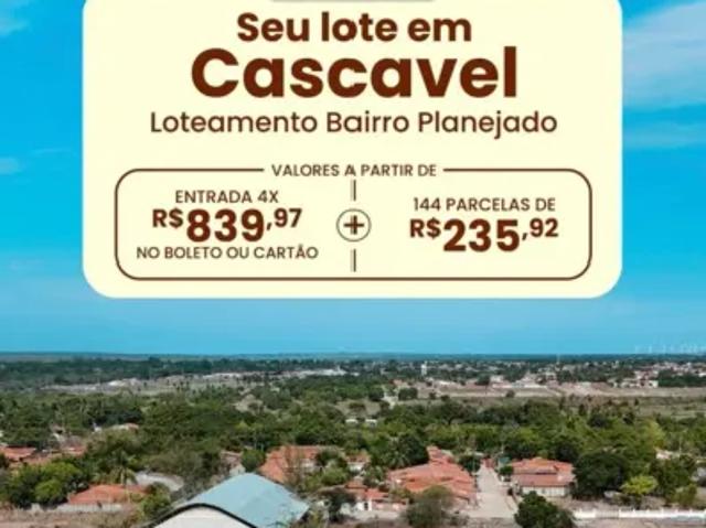 Lotes em Cascavel com infraestrutura completa