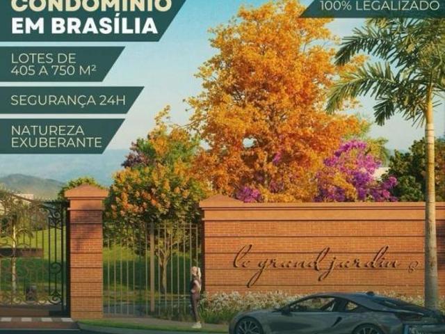 lotes Le Grand Jardin REGULARIZADOS condomínio de alto padrão. Jardim Botânico 61 99463 5151