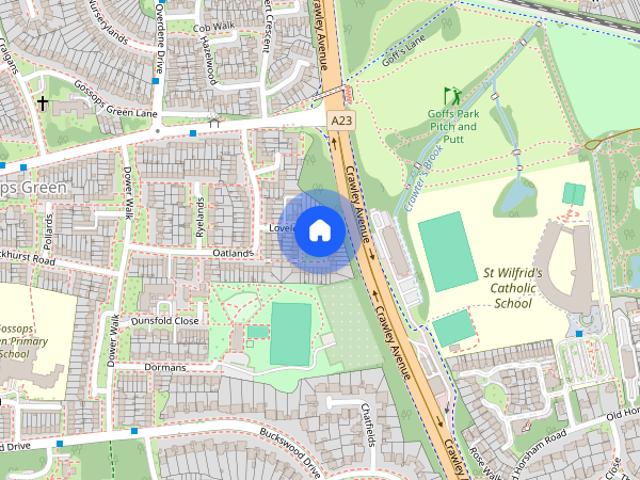 Loveletts, CRAWLEY