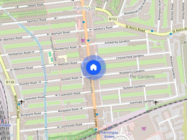 Lovely Double Room in a Beautiful Flat, Green Lanes, London, N4