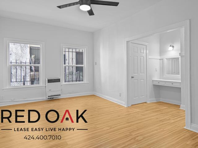Lovely Studio with Lots of Natural Light, Custom Built Ins, and On Site Laundry ~ In Bustling Pico Union!