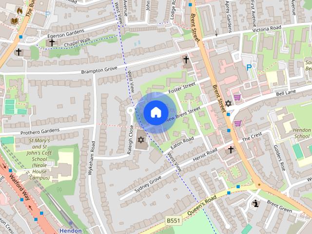 Lower Fosters, New Brent Street, Hendon, Barnet, London