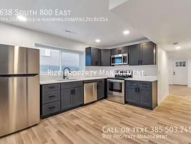 Lower Level 1 Bedroom + Spacious Den With Closet 2638 S 800 E