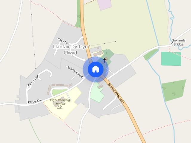 Llanfair Dyffryn Clwyd, Ruthin, LL15