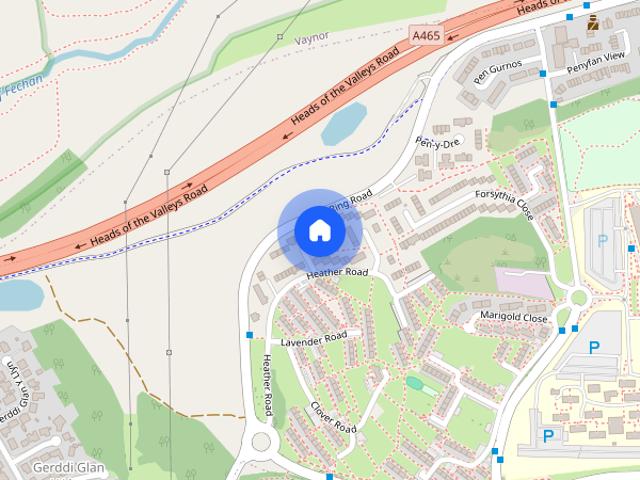 Lupin Close, Merthyr tydfil