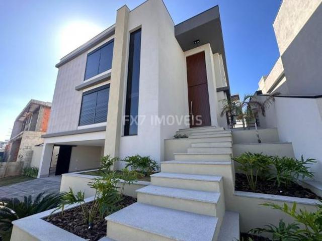 Luxuosa casa de condomínio à venda em Campinas SP, Alphaville Dom Pedro 3: 4 quartos, 4 suítes, 2 sa