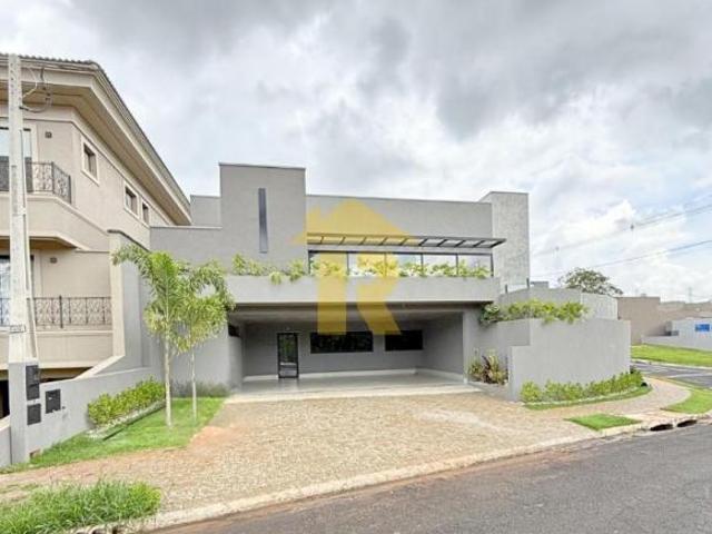 Luxuosa casa de alto padrão em condomínio Golden Park, Mirassol SP: 5 quartos, 5 suítes, 3 salas, 7