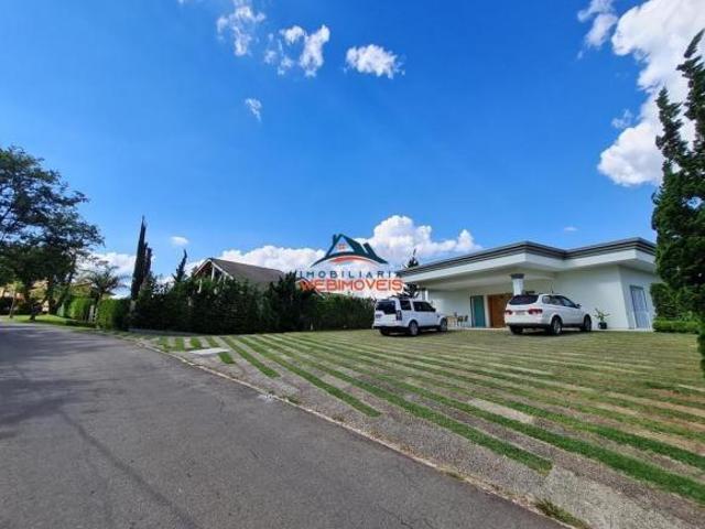 Luxuosa casa em condomínio à venda em São Roque SP, bairro Carmo Canguera 4 quartos, 4 suítes, 3