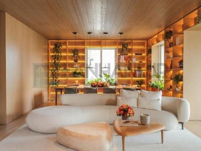 Luxuoso apartamento mobiliado no Jardim Paulistano, São Paulo SP: 3 quartos, 3 suítes, 4 salas, 5 ba