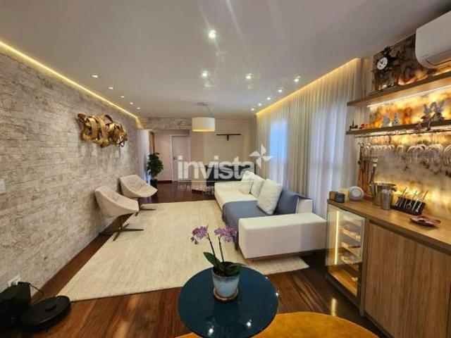 Luxuoso apartamento de 4 suítes no Boqueirão, Santos!