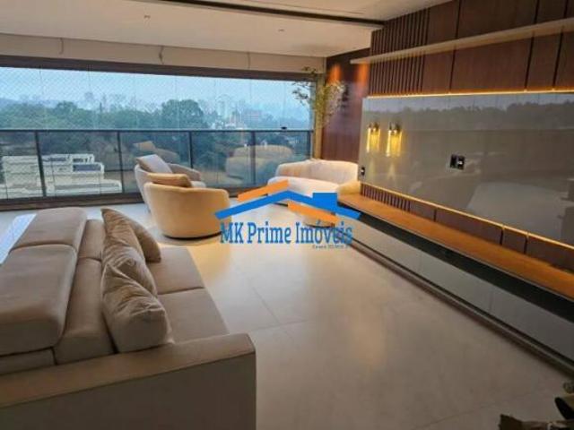 Luxuoso Apartamento Decorado com 186m² com 3 Suítes no Morumbi