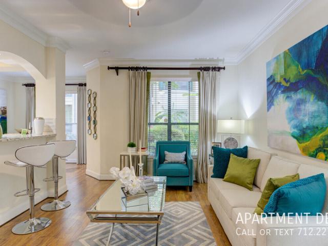 luxury community in Greenway/Upper Kirby save $$ 4 weeks free