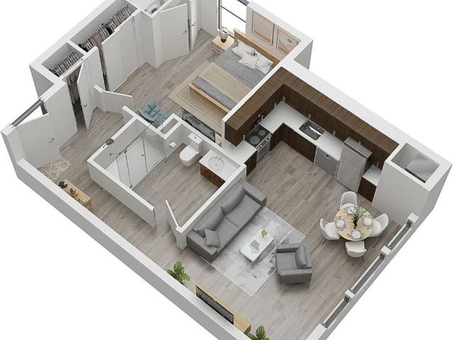 Luxury, Lifestyle. Location. It All Starts Here ! New Community located at East 90th and Chester! Studio Apartment for Rent at 1878 E 90th St, Cleveland, OH 44106 Hough