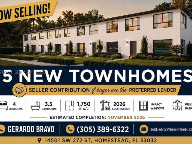 Luxury Townhouse for sale in Homestead, United States